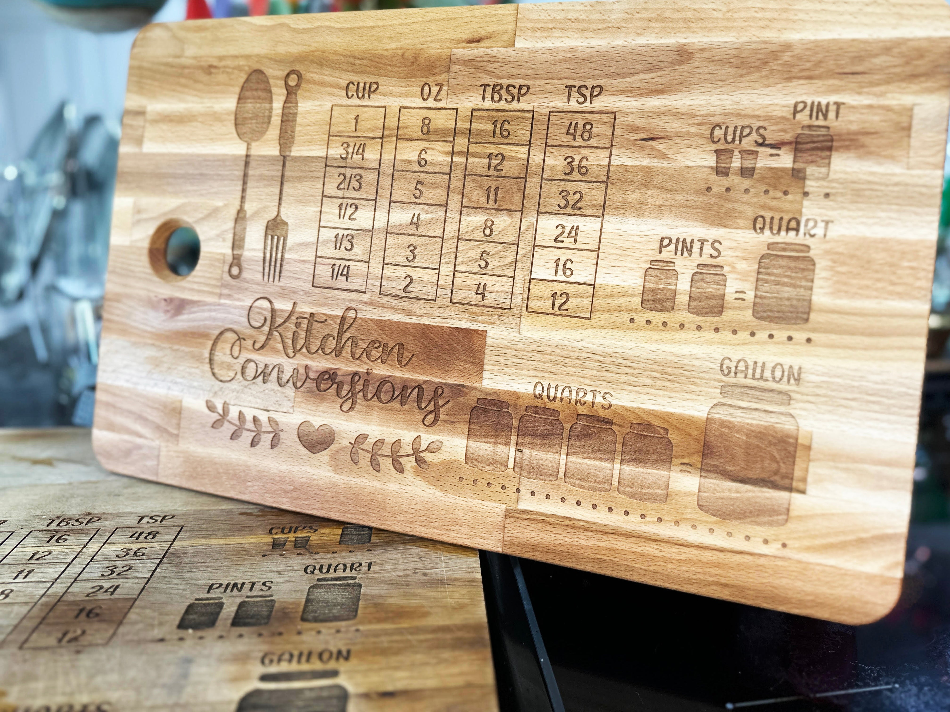 Custom Cutting Boards Now Available - Engraved, house warming gift, re ...