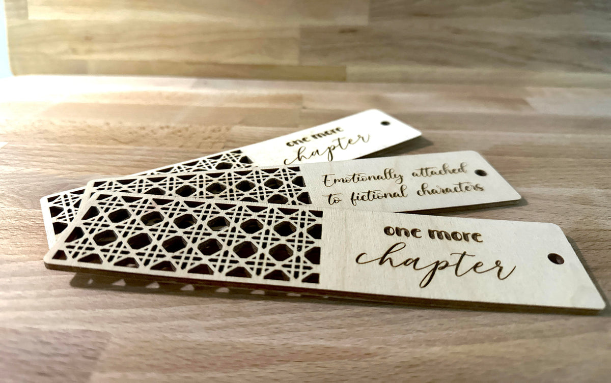 Wood Book Marks, Custom Engraving, wood book mark - Durable, 7 inches ...